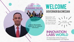 Governor of Jakarta to speak at Innovation Labs World
