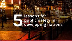 Infographic: Five public safety lessons for developing countries